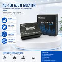 China Dual Channel Passive Audio Ground Loop Isolator 600:600 Noise Eliminator for Studio Live for sale
