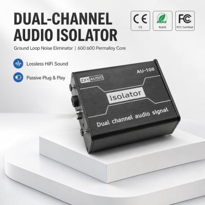 China Dual Channel Passive Audio Ground Loop Isolator 600:600 Noise Eliminator for Studio Live for sale