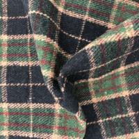China 280 GSM 100% Polyester Crinkle Grid Woven Fabric for Dress Garment Textile Manufacturing for sale