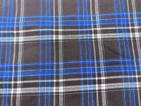 China 255GSM Anti-Wrinkle Plaid Shirt Fabric T76R32SP4 Composition for Business Casual Wear for sale