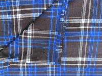 China 255GSM Anti-Wrinkle Plaid Shirt Fabric T76R32SP4 Composition for Business Casual Wear for sale
