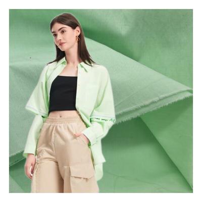 China Polyester Cotton Blend Jacket Fabric 40S*100D 125 GSM 55/56