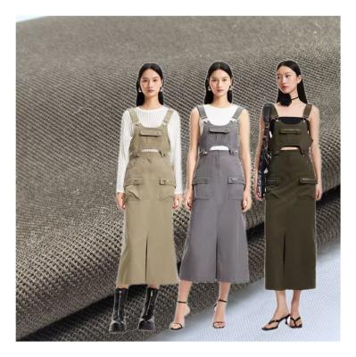 China 270 GSM Tencel Cotton Woven Fabric for Trench Coats and Tailored Dresses - 45% Tencel 54% Cotton Blend for sale