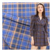 China 190 GSM Checkered Color-Spun Fabric T70R28SP2 for Fashion Shirts and Suits for sale