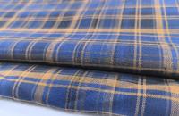 China 190 GSM Checkered Color-Spun Fabric T70R28SP2 for Fashion Shirts and Suits for sale
