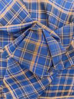 China 190 GSM Checkered Color-Spun Fabric T70R28SP2 for Fashion Shirts and Suits for sale