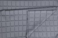 China 200 GSM Embroidered Plaid Suit Fabric T64R34SP2 for Fashion Blazers and Tailored Garments for sale