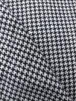 China 345GSM Houndstooth Fancy Yarn Woven Fabric A30T65SP5 for Premium Suit Tailoring 100-3000m MOQ for sale
