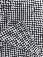 China 345GSM Houndstooth Fancy Yarn Woven Fabric A30T65SP5 for Premium Suit Tailoring 100-3000m MOQ for sale