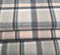 China 210 GSM Pink Black Striped Textile Fabric T33R65SP2 for Fashion Apparel Clothing Design for sale