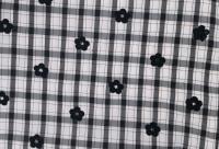 China 114GSM Eco Checkered Woven Fabric T81R7SP12 for Tailored Suits and Dresses - Hypoallergenic Material for sale