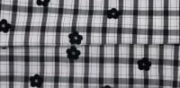 China 114GSM Eco Checkered Woven Fabric T81R7SP12 for Tailored Suits and Dresses - Hypoallergenic Material for sale
