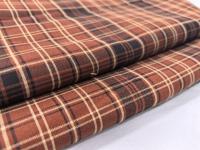 China 190 GSM Checkered Woven Fabric T70R28SP2 - 70% Terylene 28% Rayon 2% Spandex Textile Material for Dresses and Coats for sale