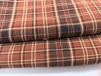 China 190 GSM Checkered Woven Fabric T70R28SP2 - 70% Terylene 28% Rayon 2% Spandex Textile Material for Dresses and Coats for sale