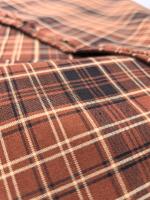 China 190 GSM Checkered Woven Fabric T70R28SP2 - 70% Terylene 28% Rayon 2% Spandex Textile Material for Dresses and Coats for sale