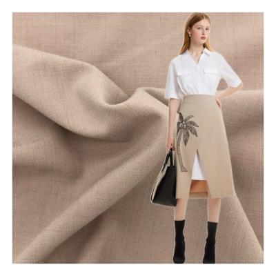 China 260gsm Woven Textile Fabric 45% Polyester 44% Rayon 7% Nylon 4% Spandex for Jackets and Dresses for sale