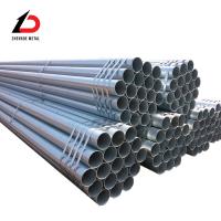 China Customized Diameter 20mm 35mm 40mm 4 Inch Dx53D+Z Z100 Z275 Hot Dipped Round Galvanized Pipe Galvanized Round Pipe for sale