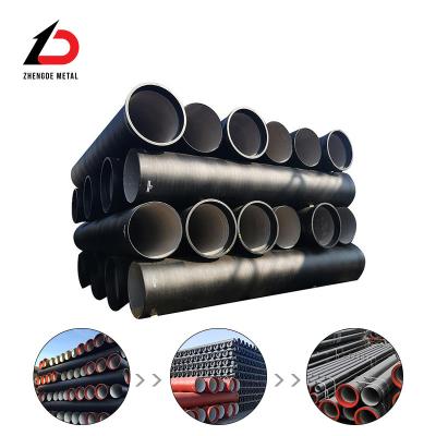 China Factory Price Customized Size ISO9001 ISO2531 En545 K9 K7 DN80 DN100 DN800 Ductile Cast Iron Pipe for Water System for sale