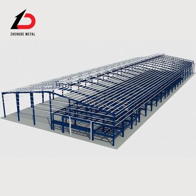China Commercial Metal Frame Warehouse Prefabricated DIN Standard ODM for sale
