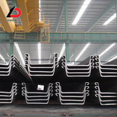 China Low Price 600X355X7 U Z Shape Type Sy295 Sy390 Hot Rolled Mild Interlocking Larsen Profile Structural Carbon Steel Sheet Pile for sale