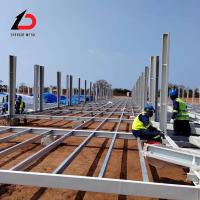 China BS Hot Rolled Prefabricated Steel Buildings Black H Beam Workshop for sale