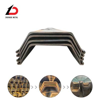 China 400*170 U Z L Steel Sheet Pile With Customized Size for sale