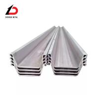 China 400*170 U Z L Steel Sheet Pile With Customized Size for sale