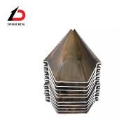 China Cold Formed Larssen Steel Sheet Pile Q235 S275 S355 Sy290 Sy295 for sale