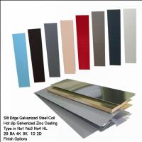 China Slit Edge Hot Dipped Galvanized Coil with 600-1500 Mm Width and No1 No3 No4 HL 2B BA 4K 8K 1D 2D Finish Options for sale