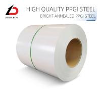 China PPGI Steel Coil with Customizable Length, Recyclable, and Yellow Color Coated for Roofing and Structural Uses for sale