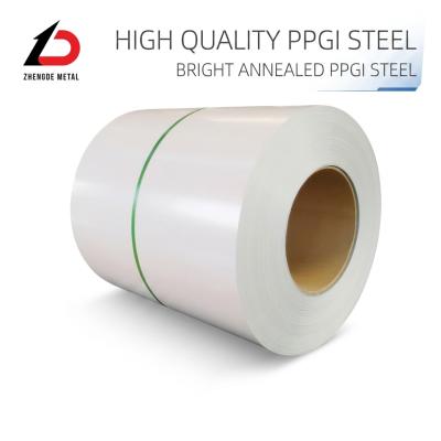 China Slit Edge PPGI Steel Coil with Z40~Z275 Zinc Layer and 15-20 Um Paint Coating for Industrial Applications for sale