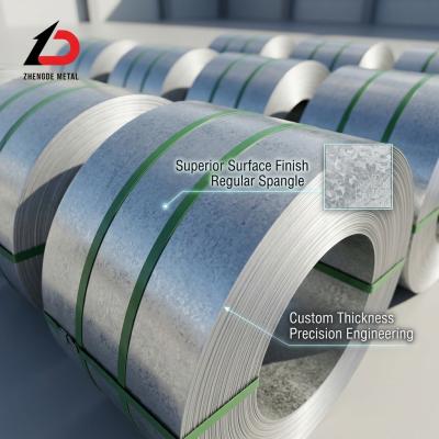 China Hot Dip Galvanized Steel Coil 0.12-4.0mm 600-1500mm Chromated Oiled Surface for Corrosion Resistance for sale