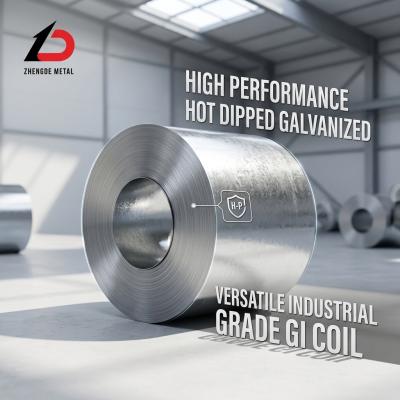 China G90 Galvanized Steel Coil 0.3-2.0mm 914-1250mm ASTM A653 Structural Grade with Z275 Coating for sale