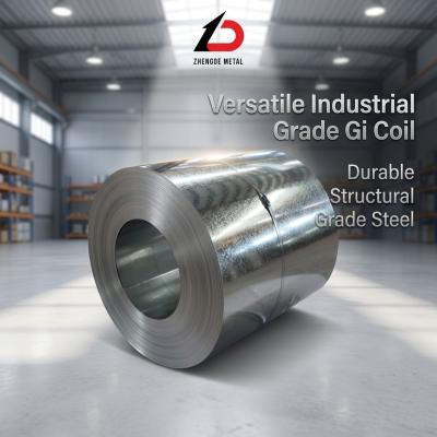 China EN 10346 DX51D Galvanized Steel Coil 0.4-3.0mm 600-1500mm Lock Forming Quality with Z100-Z275 Coating for sale