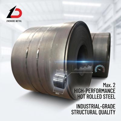 China Wide Width 2000mm Hot Rolled Carbon Steel Coil Q235B Q345B Heavy Duty 2-25mm Shipbuilding Storage Tanks for sale