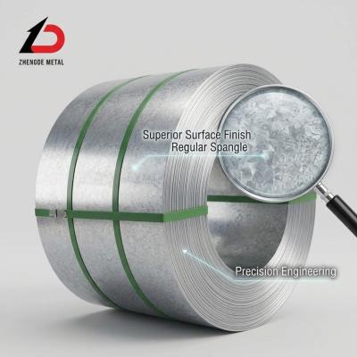 China Seaworthy Packed Galvanized Steel Coil and Hot Dipped Galvanized Coil with 3-8MT Coil Weight and 508-610mm Inner Diameter for sale
