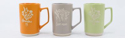 China Wildflower Sentiment Ceramic Mugs for Mom & Grandma for sale