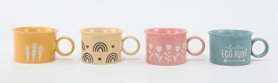 China Valentine Love Quote Two-Tone Tapered Ceramic Mugs for sale