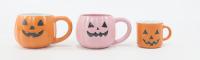 China Cute Jack-o'-Lantern Shaped Halloween Ceramic Mugs for sale