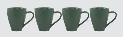 China Minimalist Abstract Line Art & Inspirational Quote Stackable Ceramic Mugs for sale