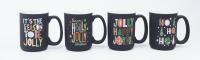 China Multi-Style Festive Christmas Ceramic Mug Series, Holiday Pattern & Quote Coffee Mugs for Winter Gift & Home Decor for sale