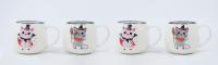 China Cute Kawaii Halloween Ceramic Mug Series – 3 Sub-Sets Spooky Cat Pumpkin, Retro Text Holiday, Holographic Ghost Bat Halloween Coffee Cups for sale
