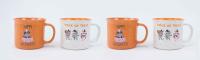 China Cute Kawaii Halloween Ceramic Mug Series – 3 Sub-Sets Spooky Cat Pumpkin, Retro Text Holiday, Holographic Ghost Bat Halloween Coffee Cups for sale