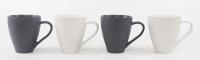 China Dark Green Textured Ceramic Coffee Mug for sale