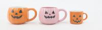 China Cute Jack-o'-Lantern Shaped Halloween Ceramic Mugs for sale