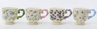 China Cute Floral Series Ceramic Coffee Mugs Collection for sale