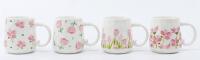 China Cute Floral Series Ceramic Coffee Mugs Collection for sale