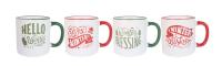 China Christmas Winter Ceramic Mugs for sale