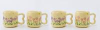 China Pastel Cute Twist Handle Ceramic Mug 3 Series Assortment for sale