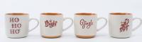 China Vintage Farmhouse Christmas Ceramic Mug Assortment, 3 Series Holiday Coffee Cup Sets for sale